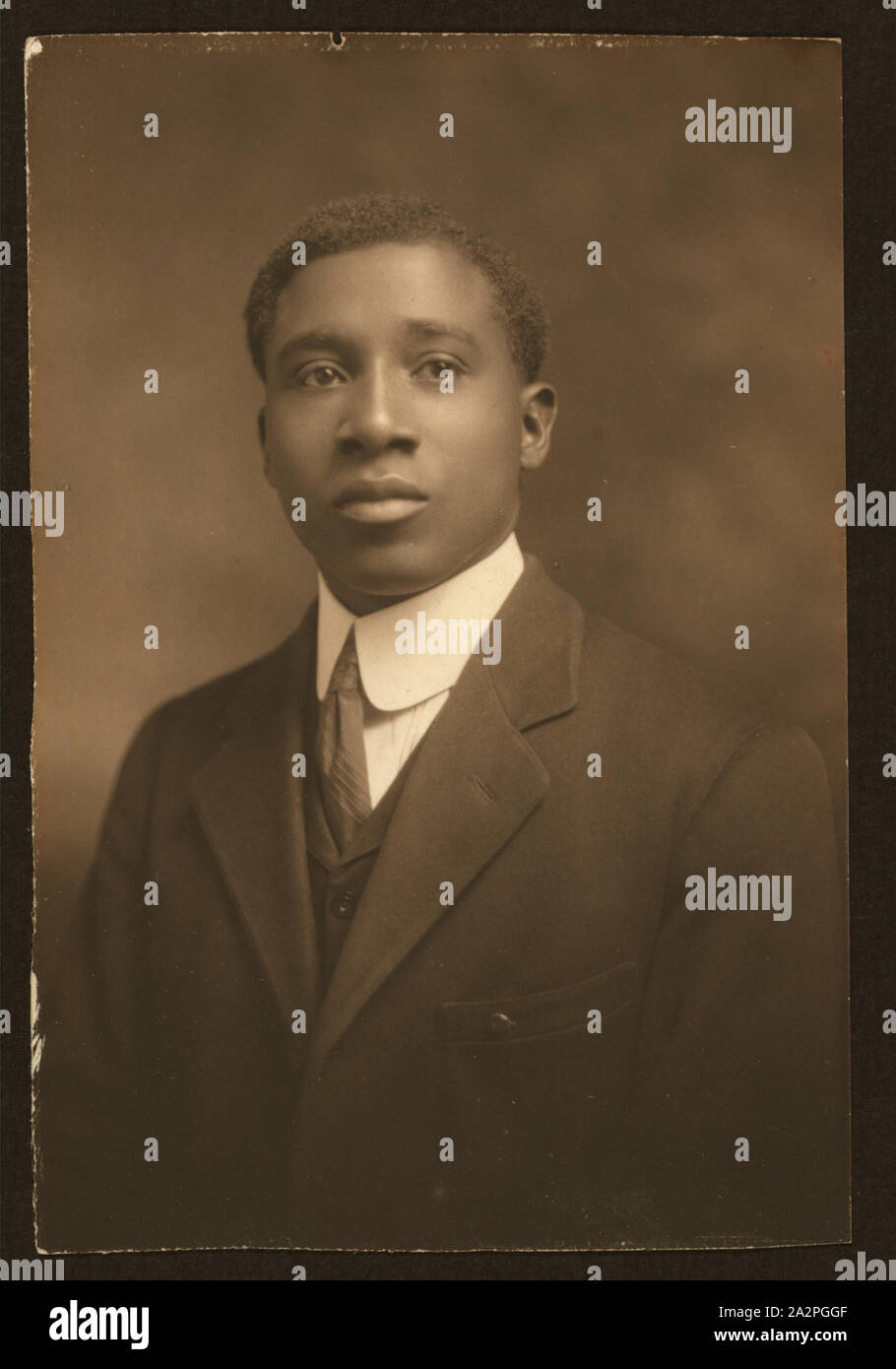 R. Nathaniel Dett, head-and-shoulders portrait, facing front Stock ...