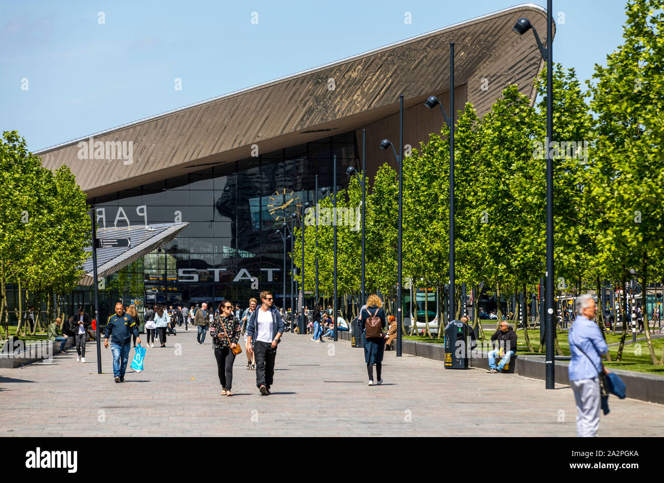 Rotterdam Central Station, Centraal, Station Hall, Netherlands Stock ...