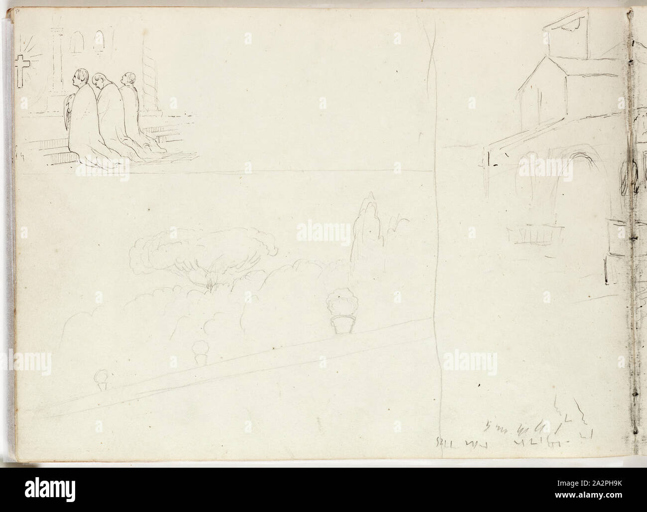 Three kneeling figures hi-res stock photography and images - Alamy