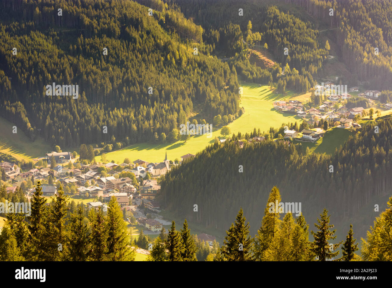 Filzmoos: Filzmoos village in Pongau, Salzburg, Austria Stock Photo - Alamy