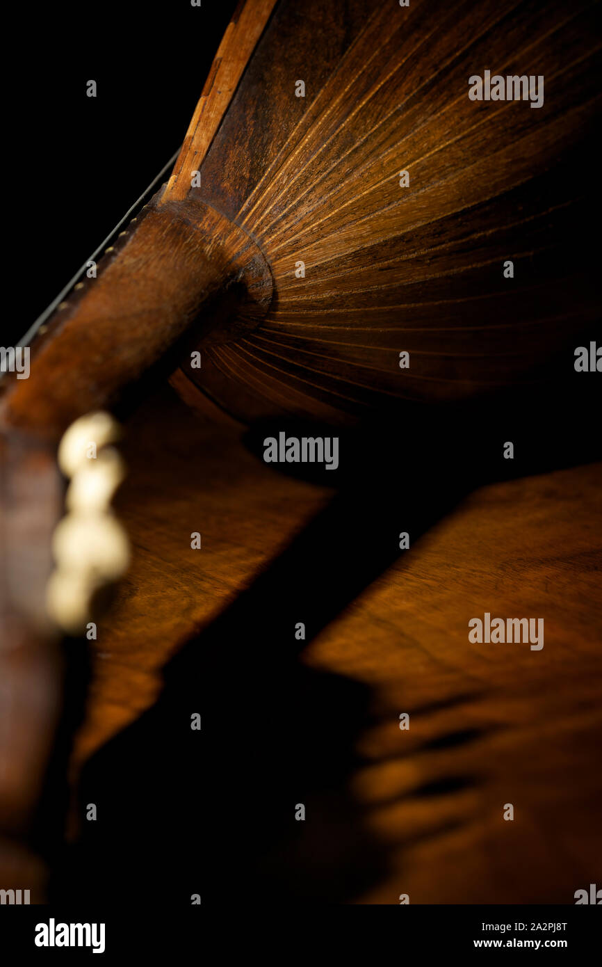 Back of mandolin, close-up Stock Photo - Alamy