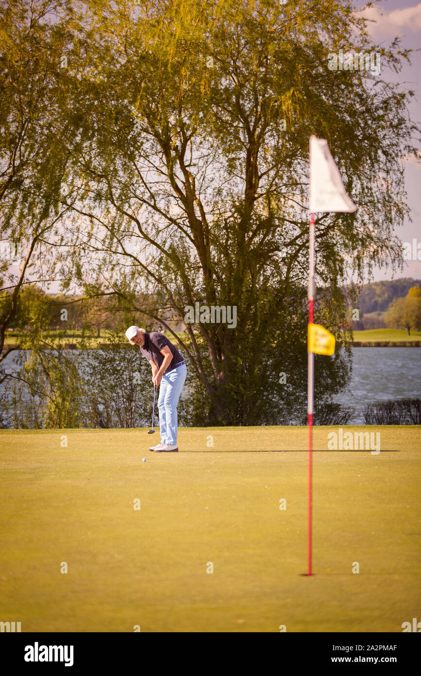 Senior Golfer High Resolution Stock Photography and Images - Alamy
