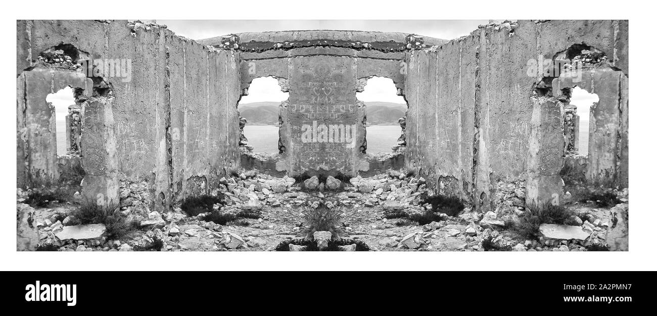 Mediterranean roof Black and White Stock Photos & Images - Alamy