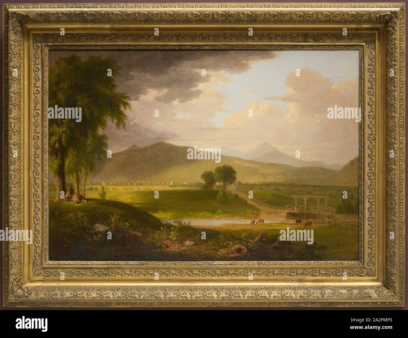 Asher Brown Durand, American, 1796-1886, View of Rutland, Vermont, 1840 ...