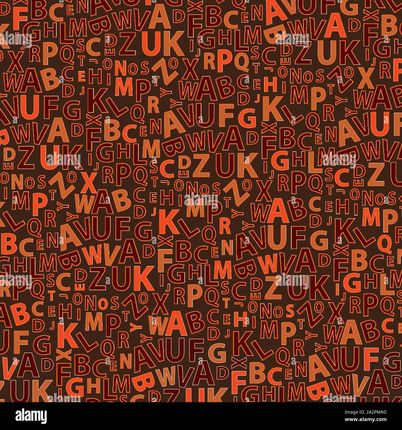 Colorful Alphabet Capital Letters Vector Background for School Or ...