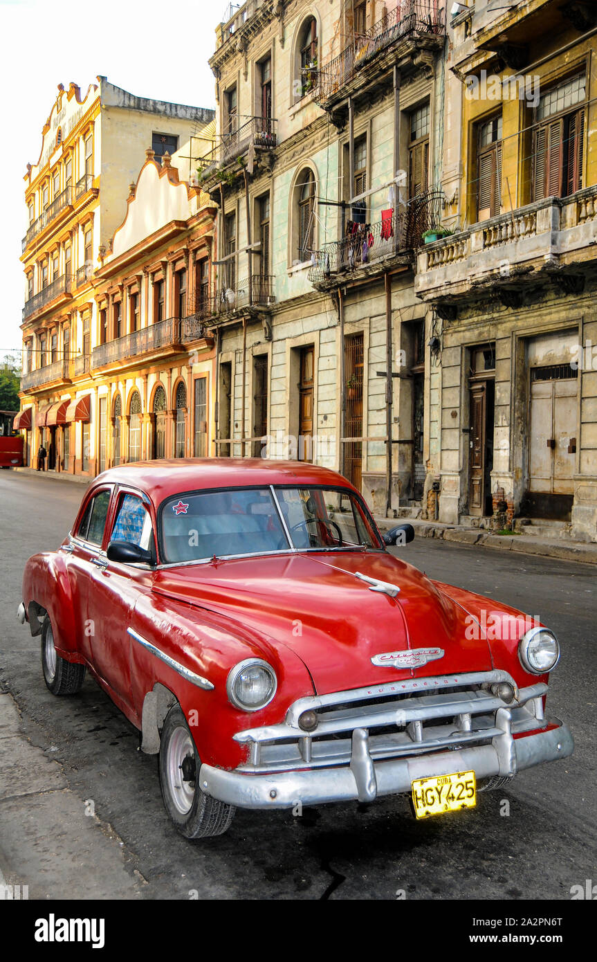 Chevrolet, Havana, Cuba Stock Photo - Alamy