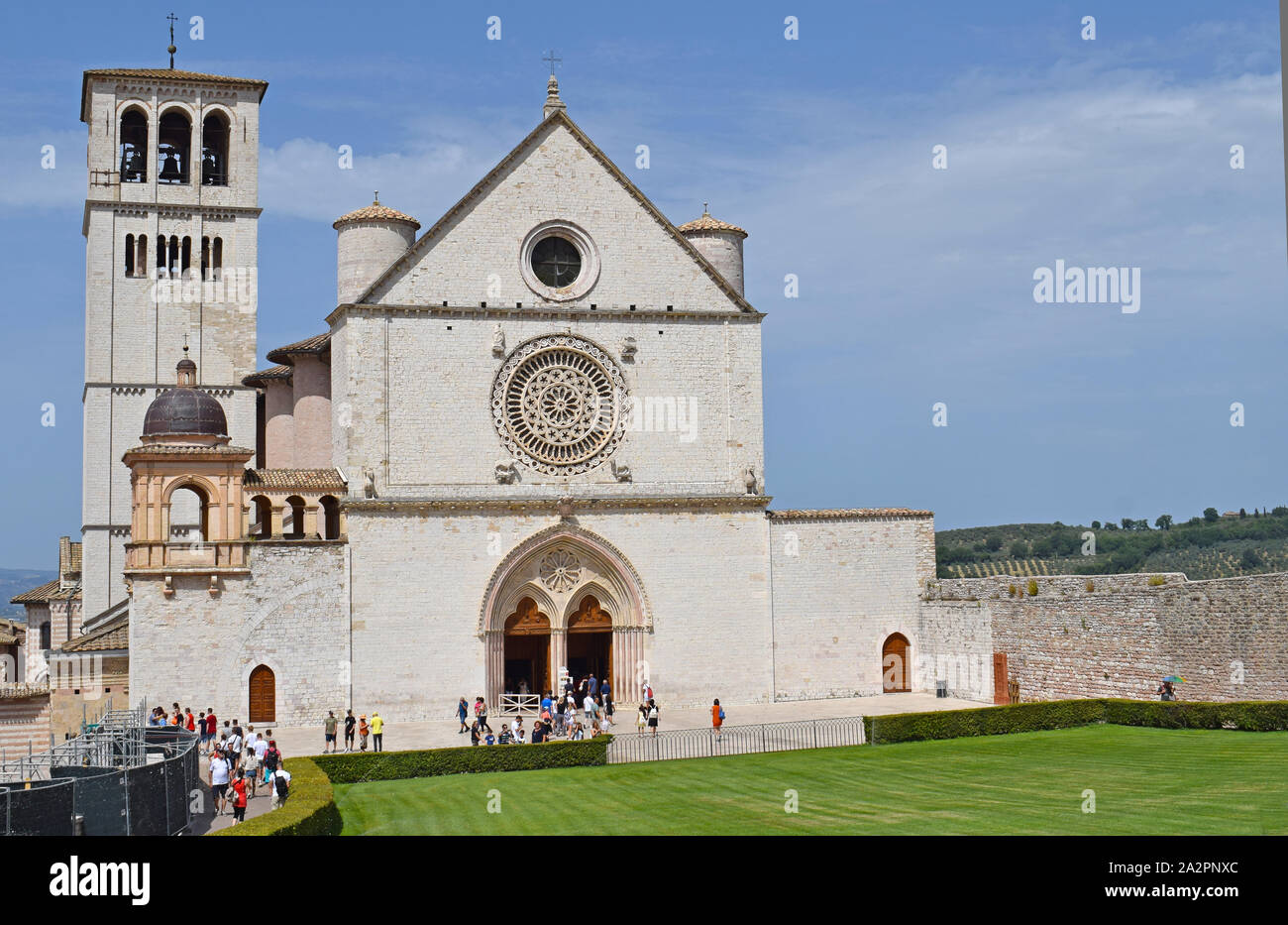 Basilica of Saint Francis of Assisi in Florence Italy Stock Photo - Alamy