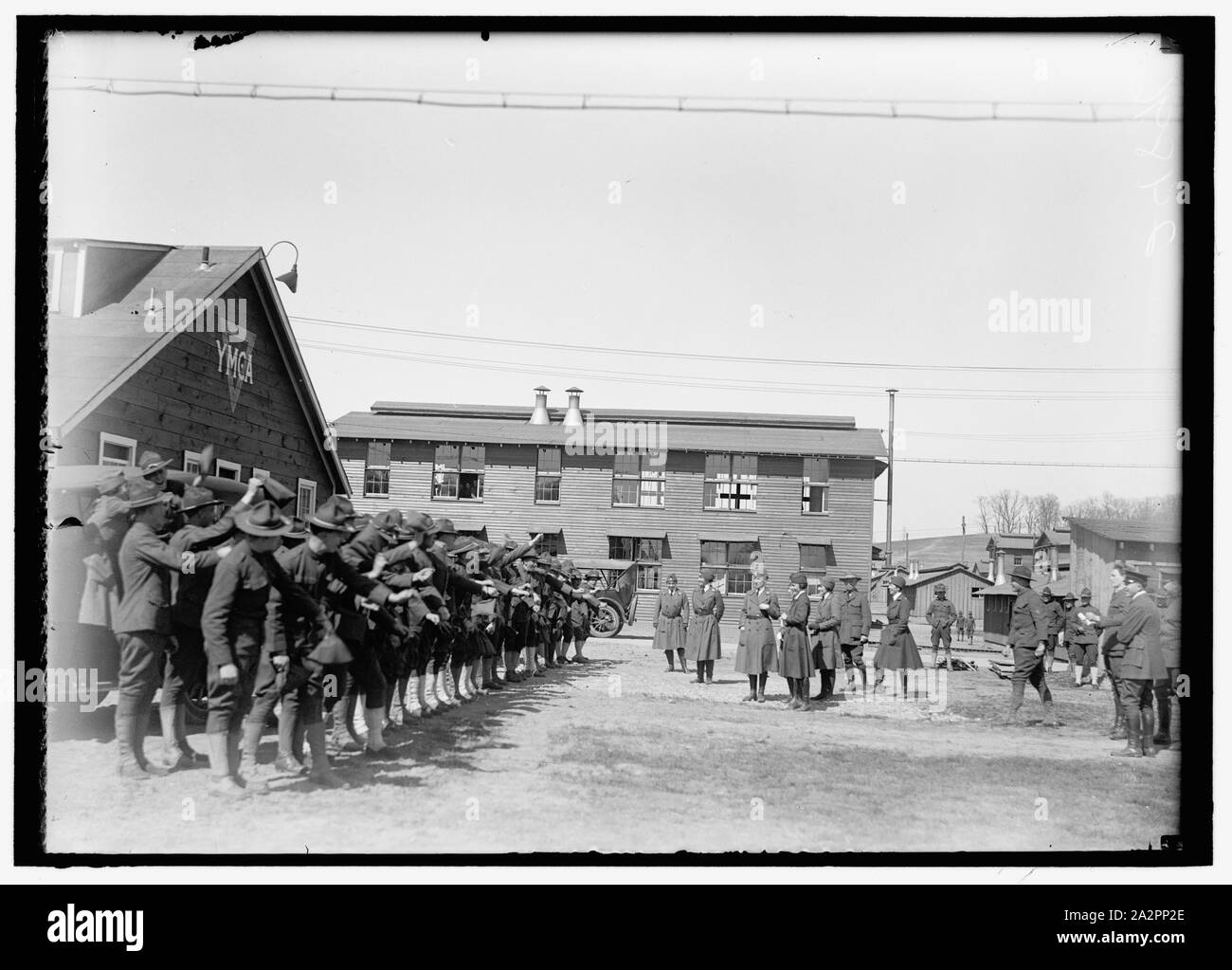 RED CROSS MOTOR CORPS AT CAMP MEIGS Stock Photo - Alamy