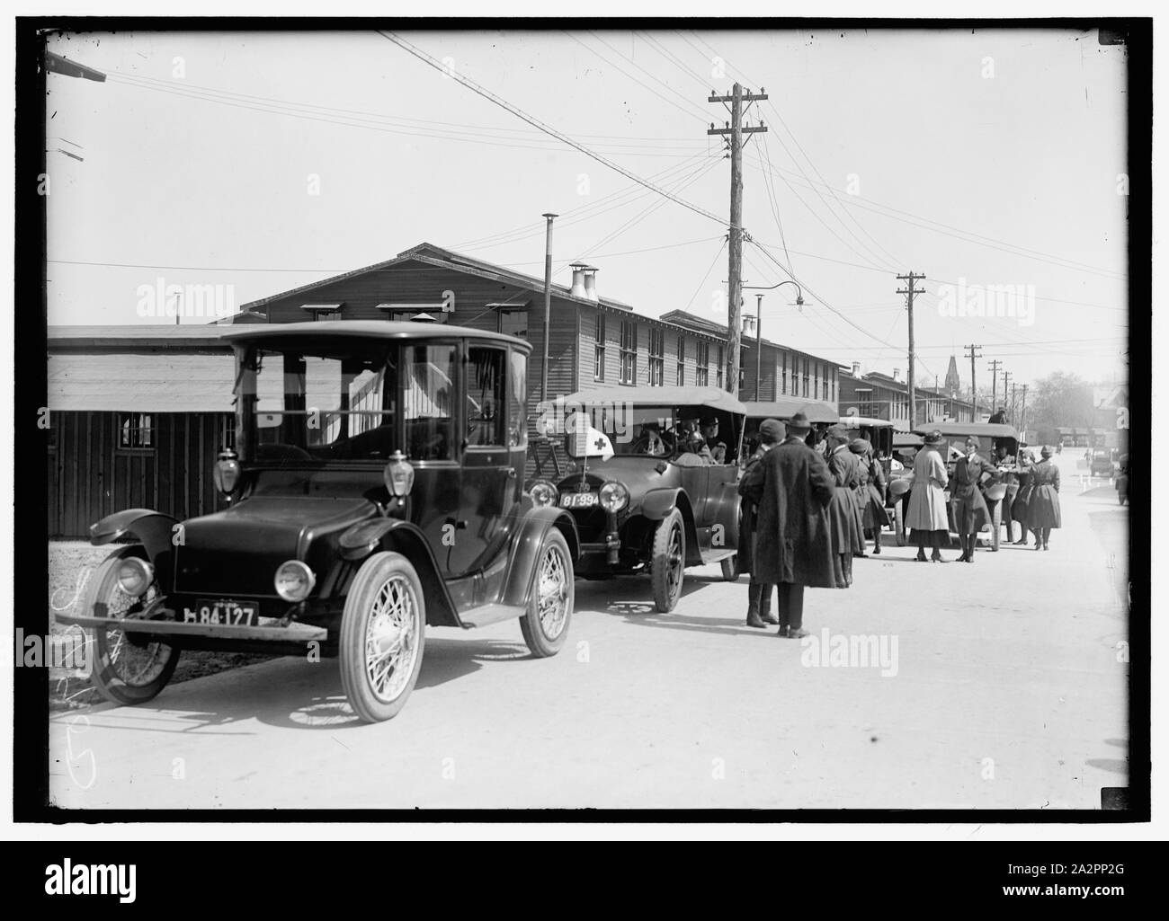 RED CROSS MOTOR CORPS AT CAMP MEIGS Stock Photo - Alamy