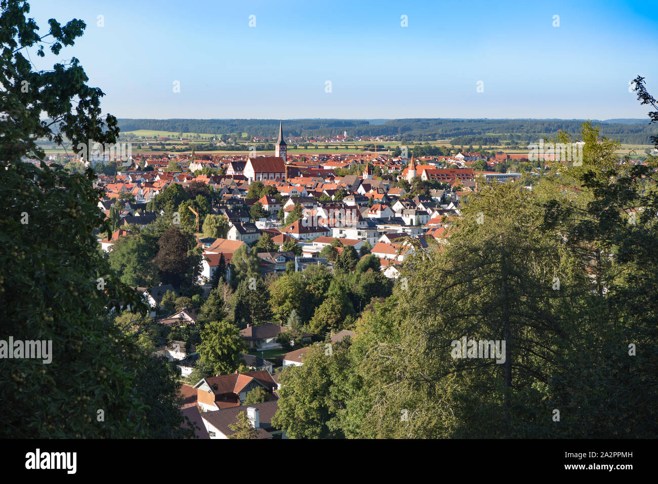 Mindelheim. Small town in the Allgäu in the south of Germany in the ...
