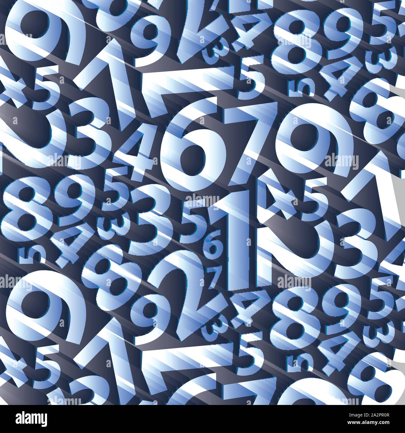 3d numeral numerals hi-res stock photography and images - Alamy