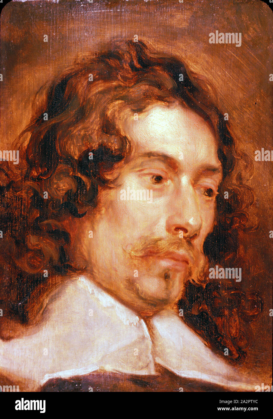 Unknown (Flemish), Portrait of a Man, 17th Century, Oil on oak panel ...