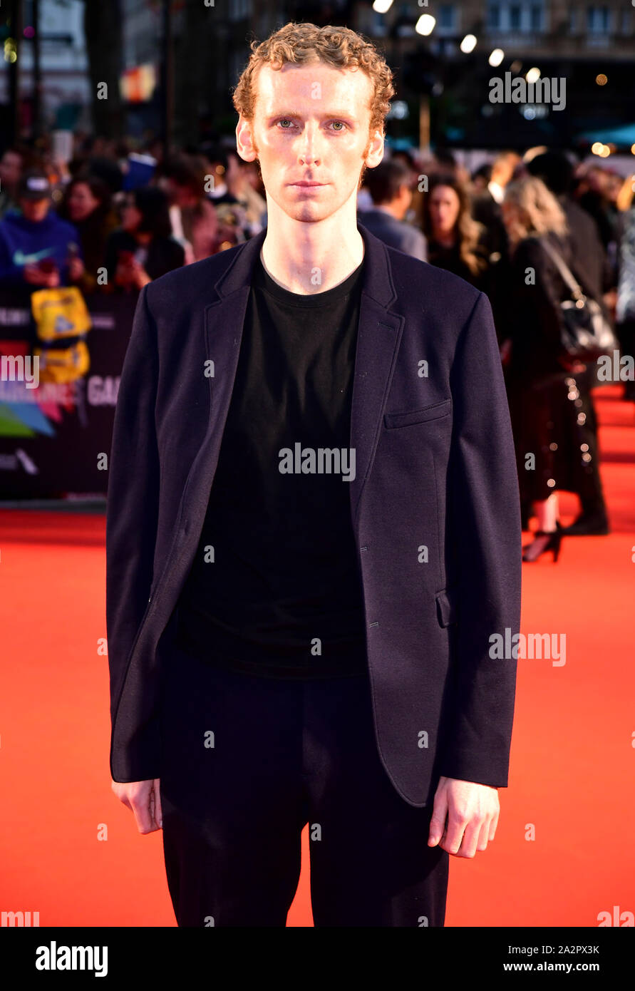 Edward Ashley attending The King UK Premiere as part of the BFI London Film Festival at the ...