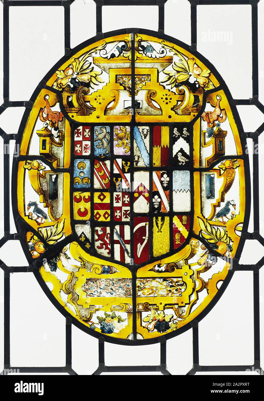 Unknown (English), Coat of Arms of Sir Richard Chetwode and his second ...