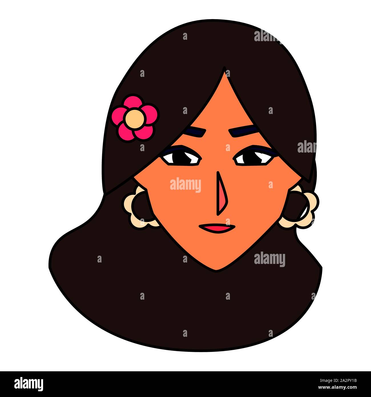 woman head design, Girl female person people human and social media ...