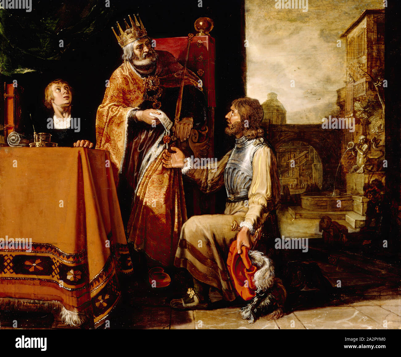 King david handing hi-res stock photography and images - Alamy