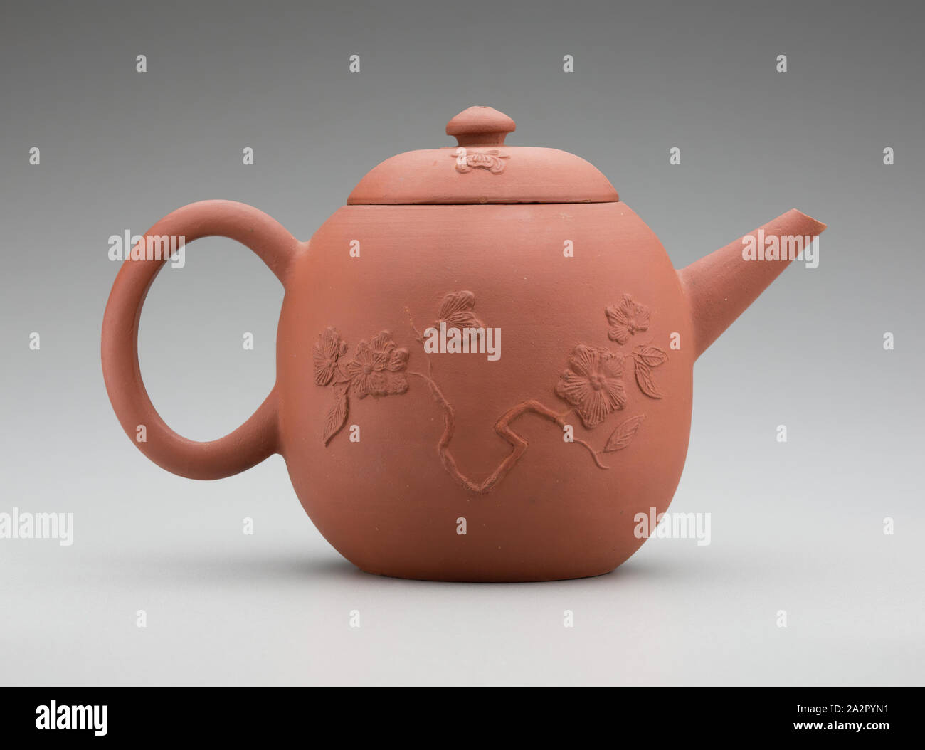 Stoke-on-Trent, Staffordshire, Teapot, mid 18th century, stoneware ...