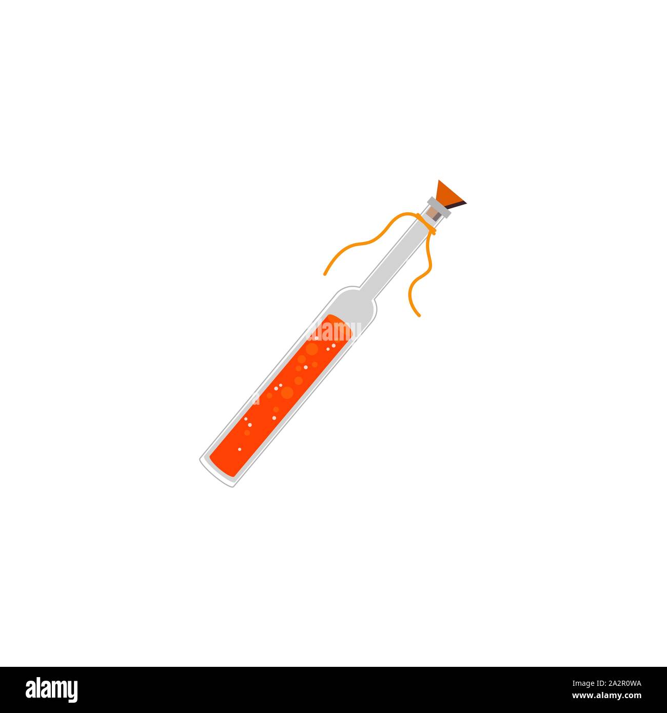 halloween spell bottle isolated icon Stock Vector Image & Art - Alamy