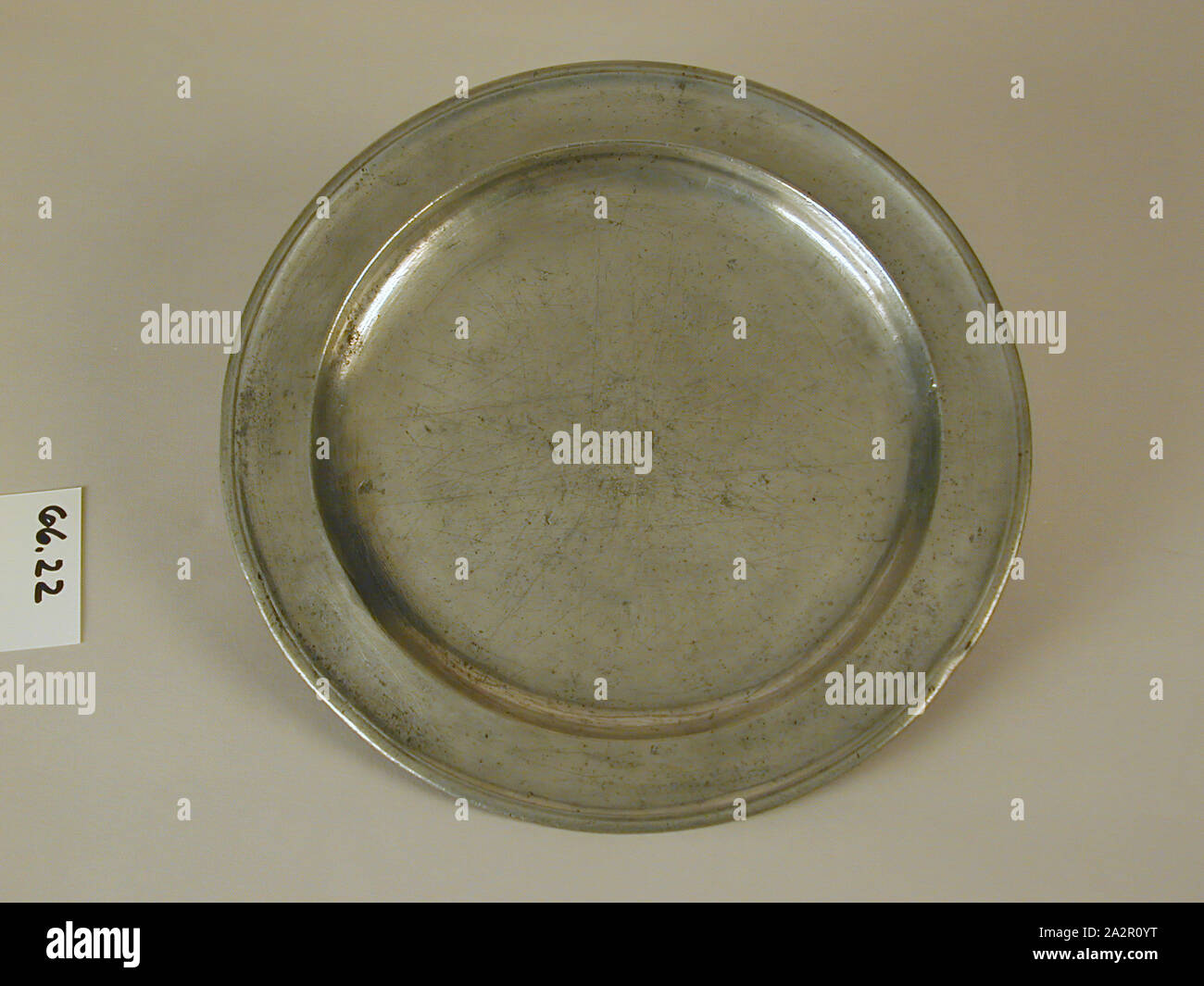 David Melville, American, 1755-1793, Plate, late 18th century, pewter ...