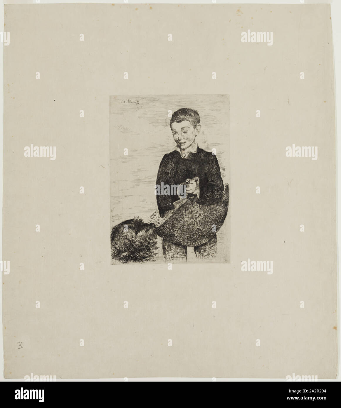 Etching in black on japan paper hi-res stock photography and images - Alamy