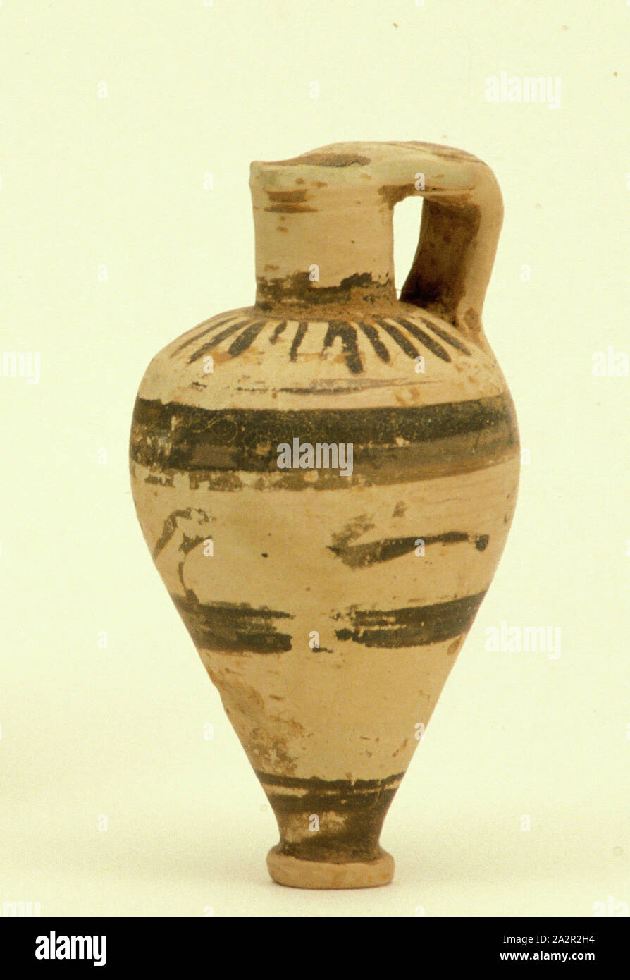 Etruscan, Flask, late 7th/early 6th Century BC, Clay, painted, Height x ...