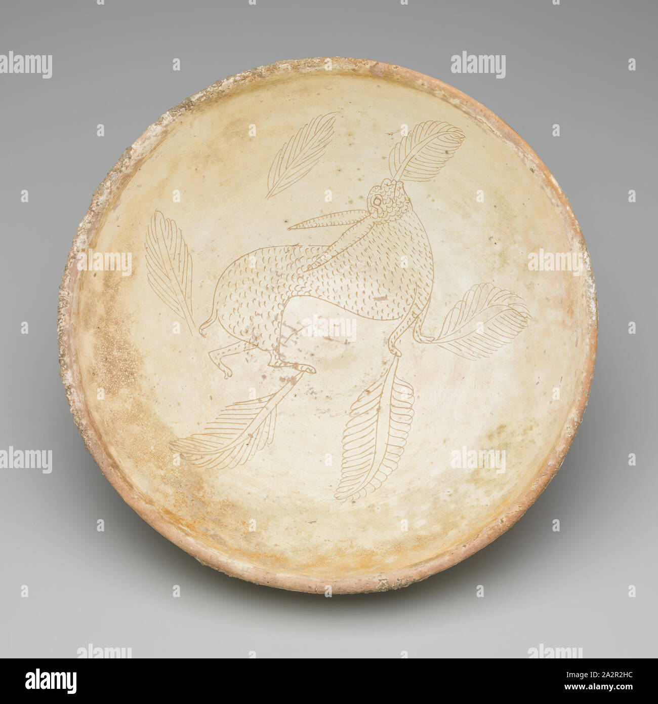 Byzantine, Roman, Bowl with Rabbit, between 11th and 13th century ...