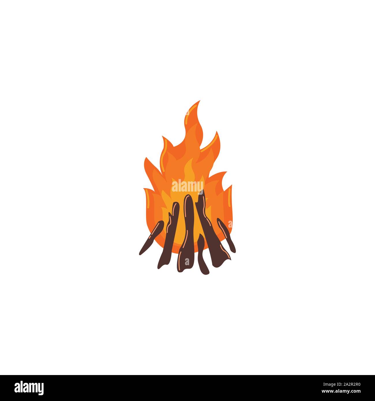 fire wood flame isolated icon Stock Vector Image & Art - Alamy