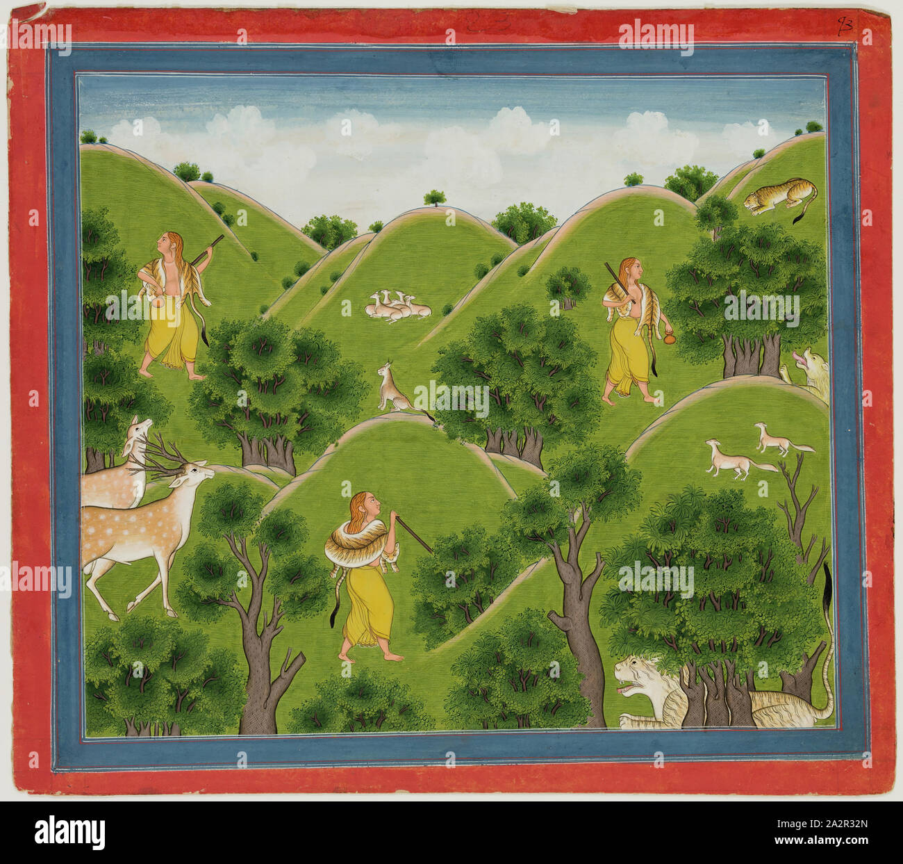 Unknown (Indian), Illustrations to Life of Dhurva Maharaj: #11 Dhurva ...