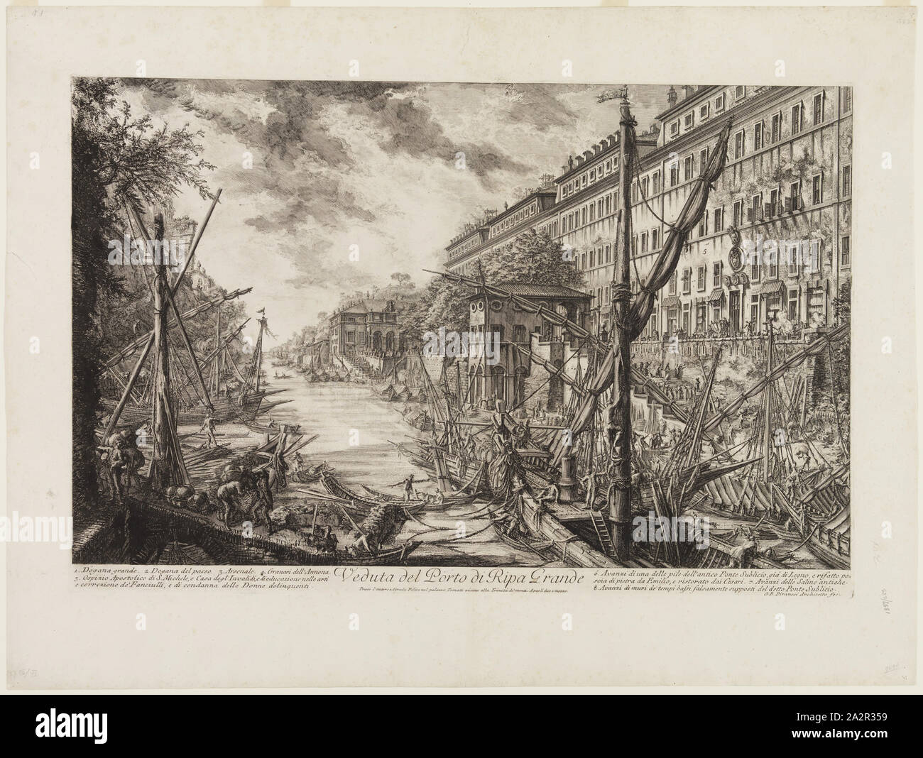 Giovanni Battista Piranesi, Italian, 1720-1778, Veduta del Porto di ...