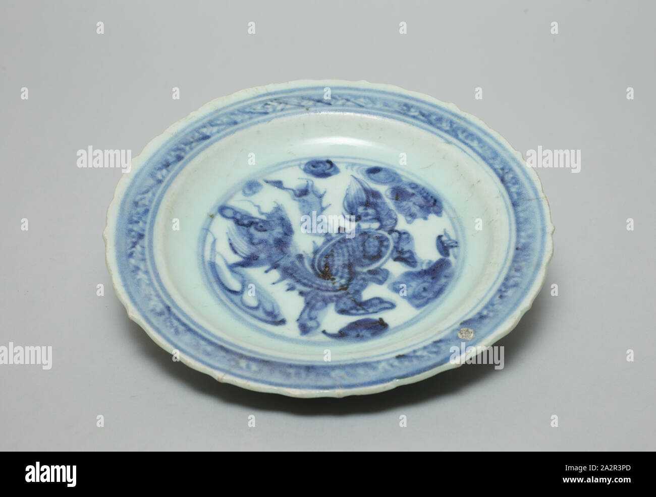 Unknown (Chinese), Soup Plate, late 15th/early 16th Century, porcelain ...