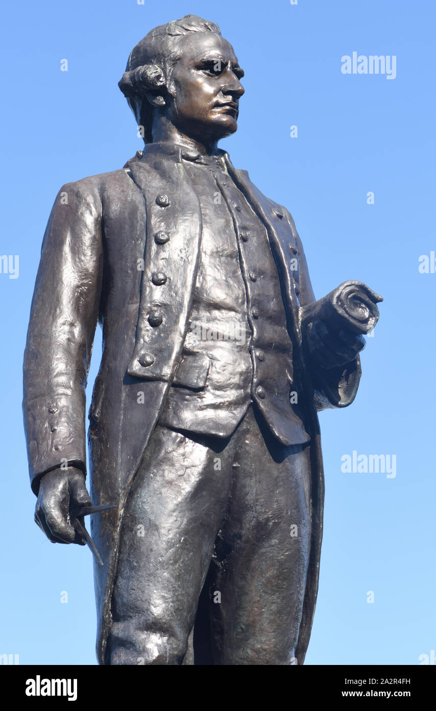 James cook map hi-res stock photography and images - Alamy