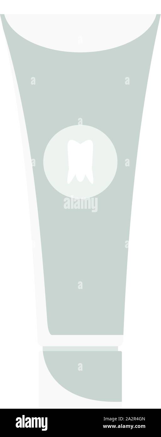 Whitening toothpaste icon. Flat illustration of whitening toothpaste ...