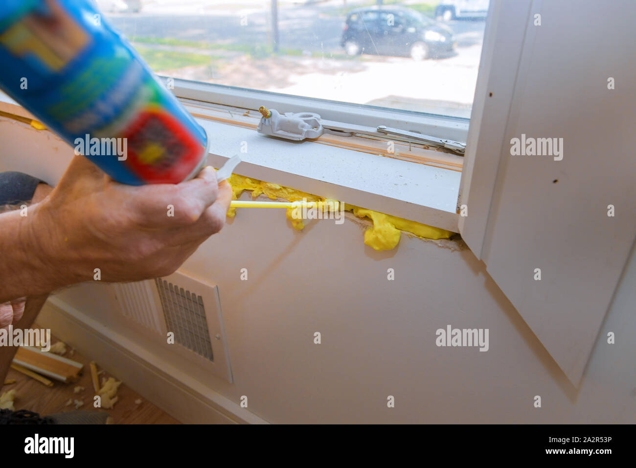 Insulating been installed in a house hi-res stock photography and ...