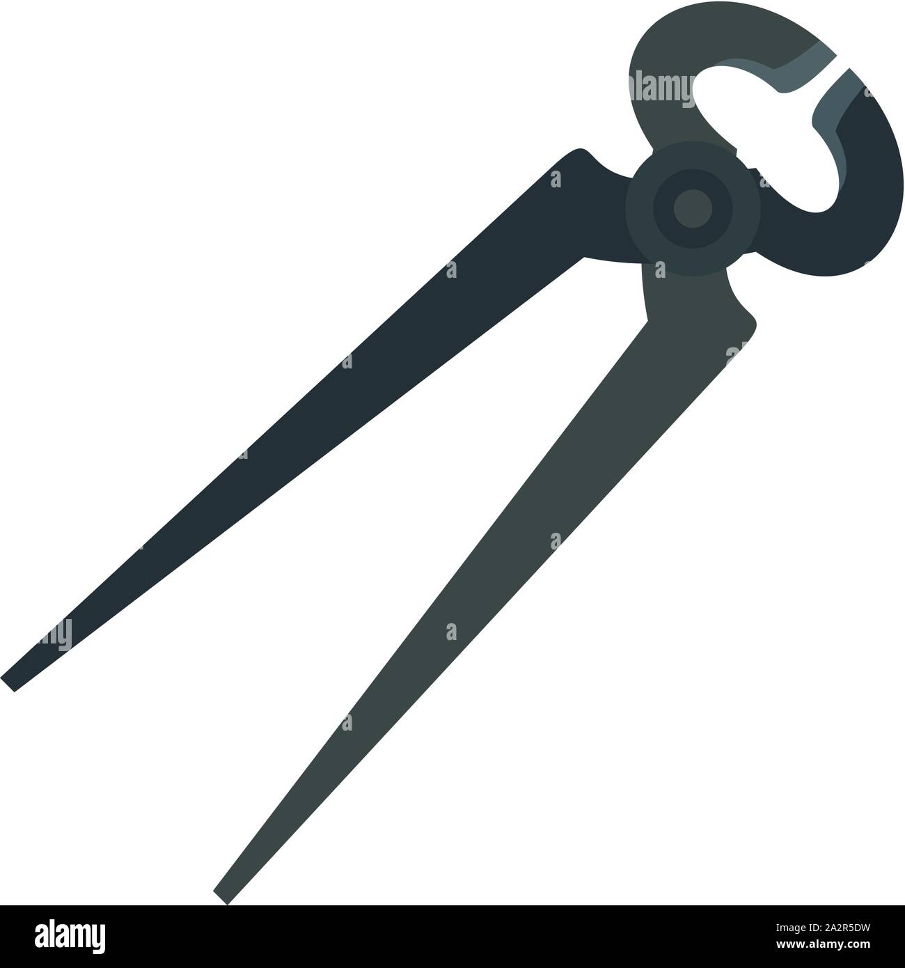 Pliers icon. Flat illustration of pliers vector icon for web design ...