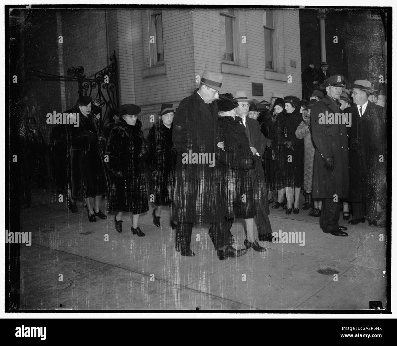 Rabbi Abram Simon funeral, 12/28/38 Stock Photo - Alamy