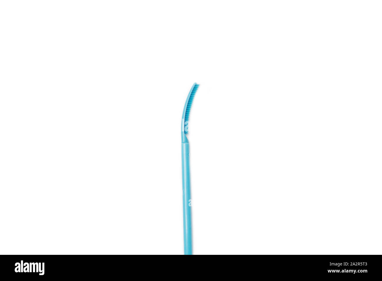 mascara comb in different style on white background Stock Photo - Alamy