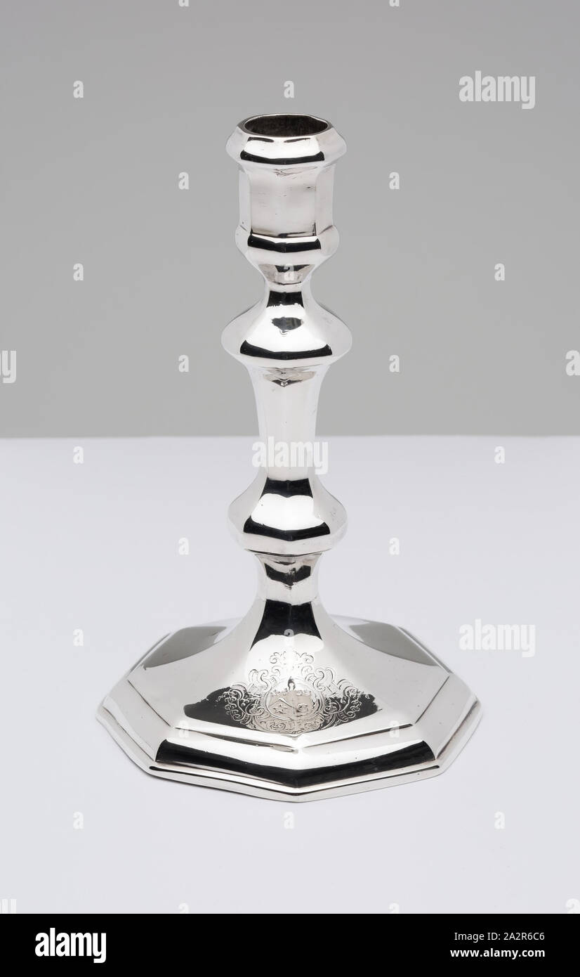Matthew Cooper, English, Candlestick, between 1710 and 1711, silver ...