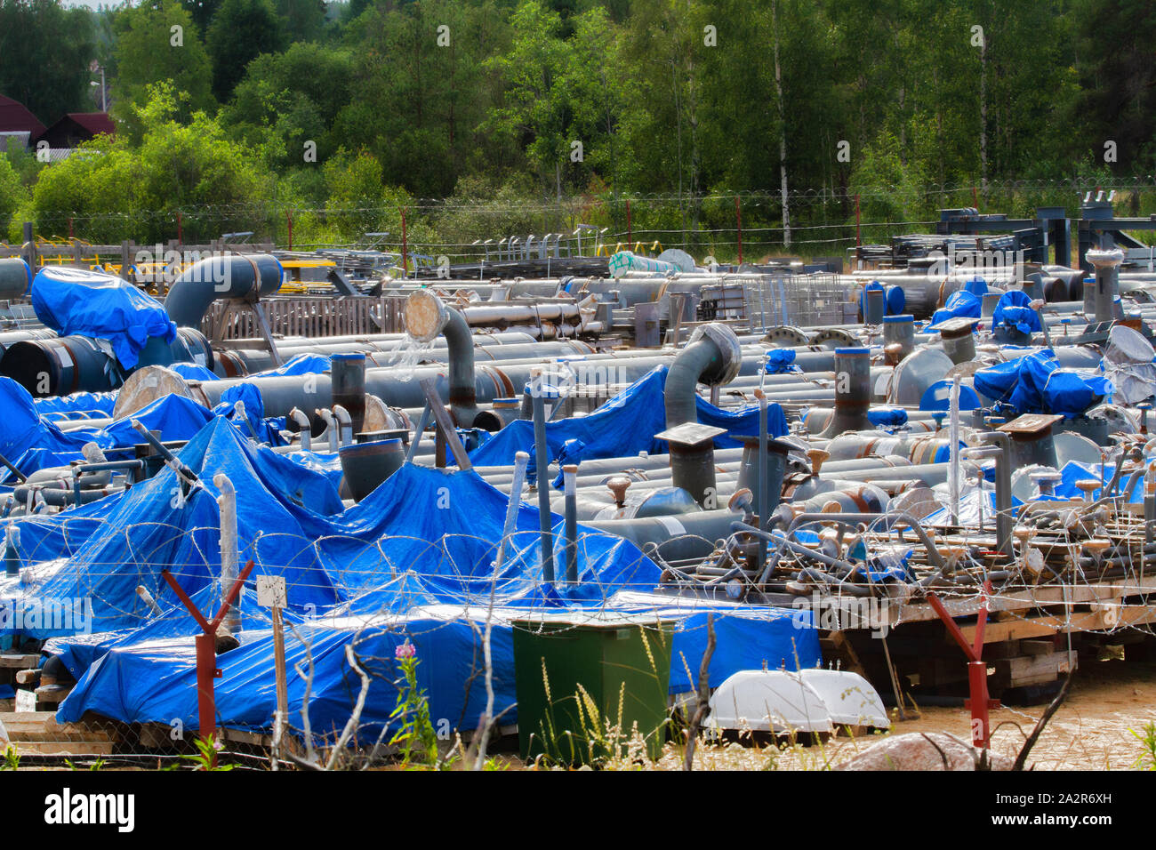 Gas equipment for laying a gas pipeline on the bottom of the Baltic sea ...