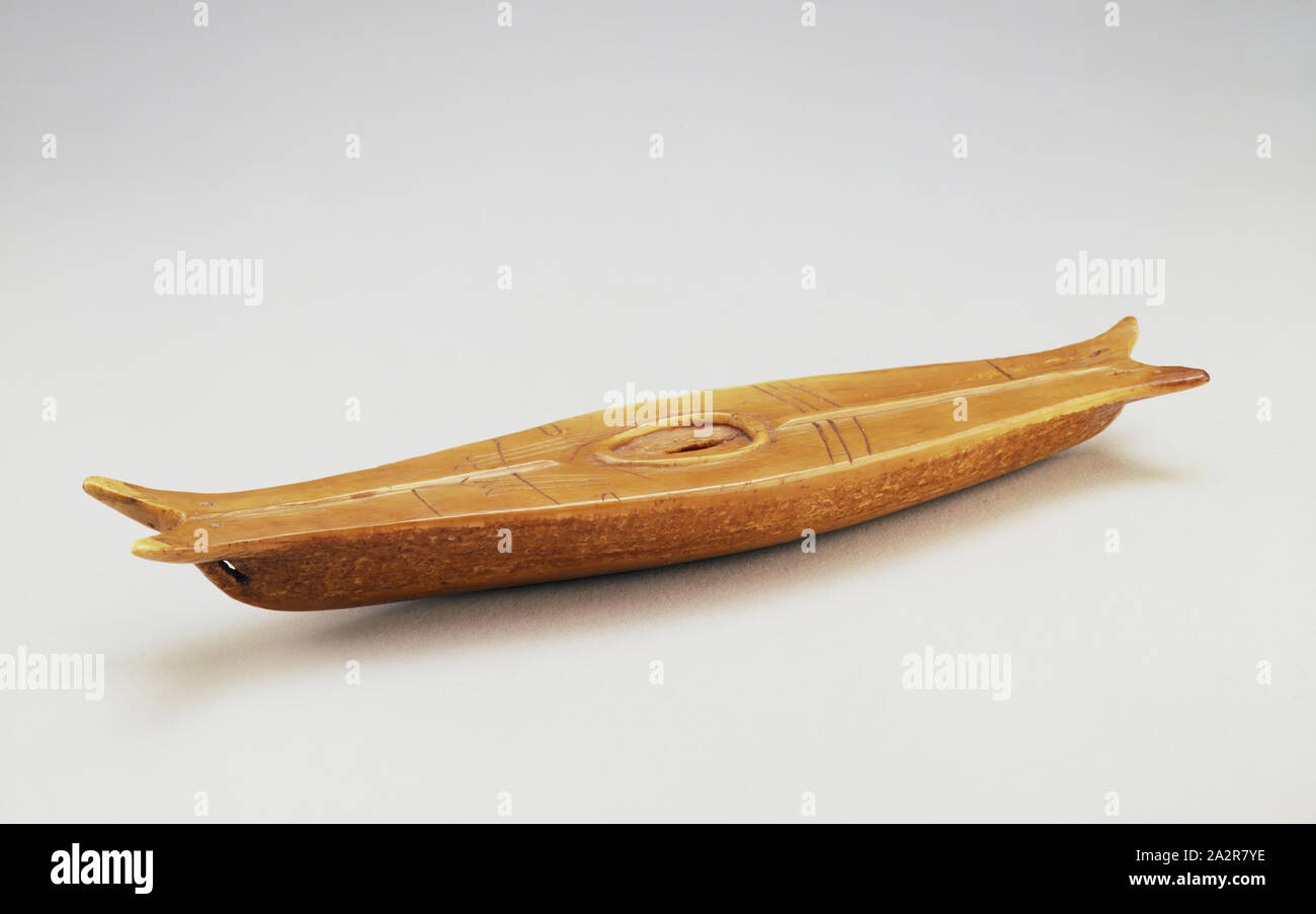 Eskimo, Native American, Kayak Model, between 300 BCE and 300 CE ...