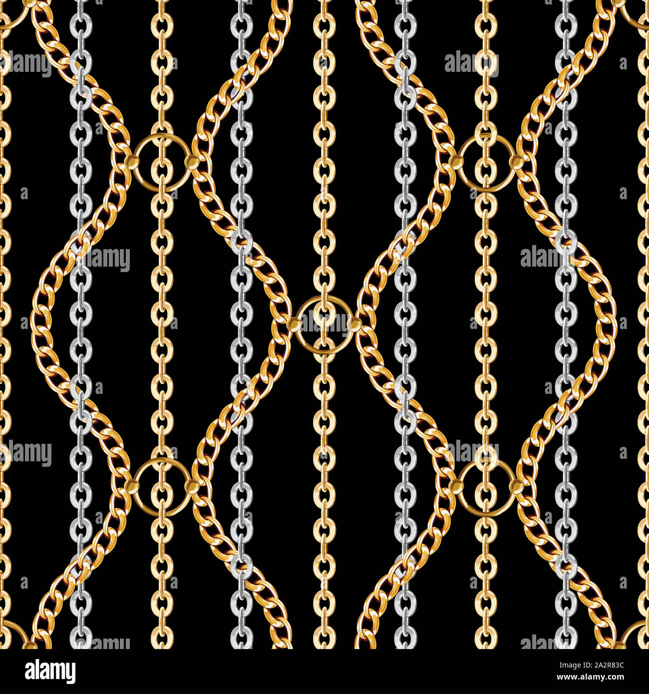 Silver chains hi-res stock photography and images - Alamy