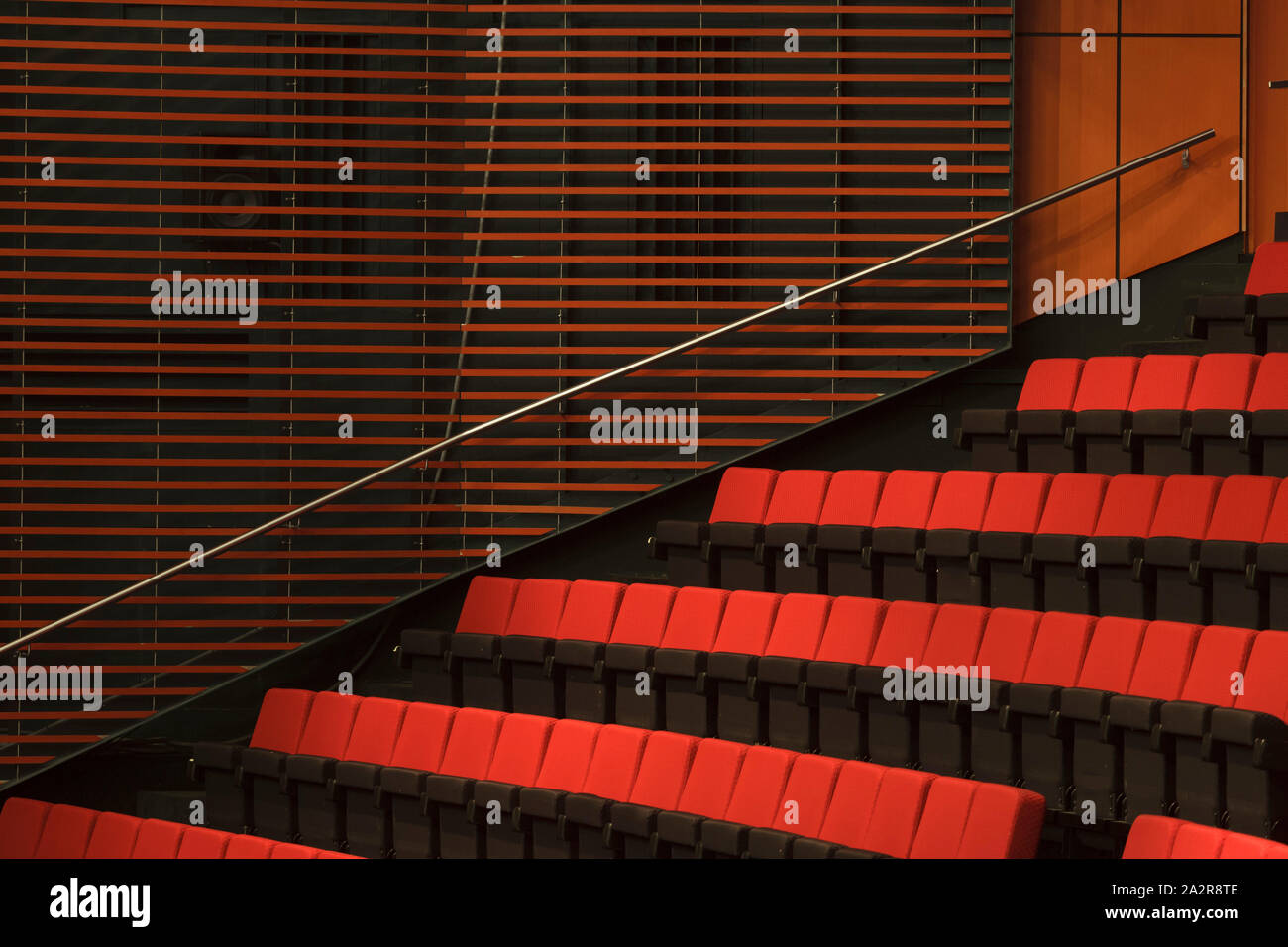 Detail of auditorium, with red seating. Nieuwe Luxor Theater (New Luxor ...