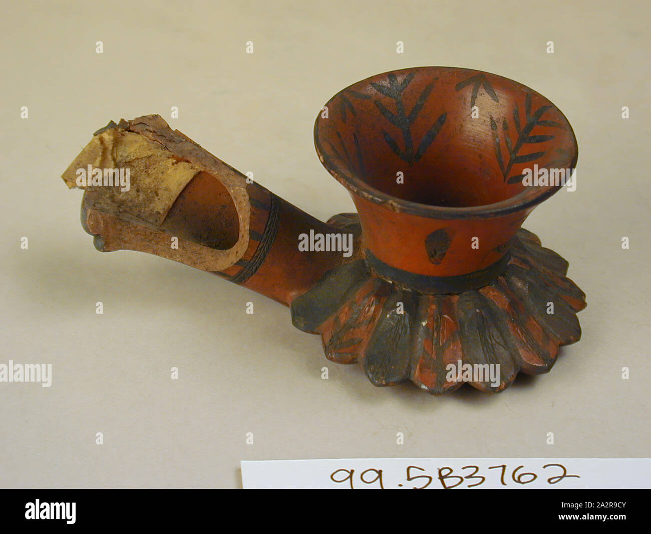 Islamic, Egyptian, Pipe Bowl, 19th century, Terracotta, Overall: 1 3/4 ...