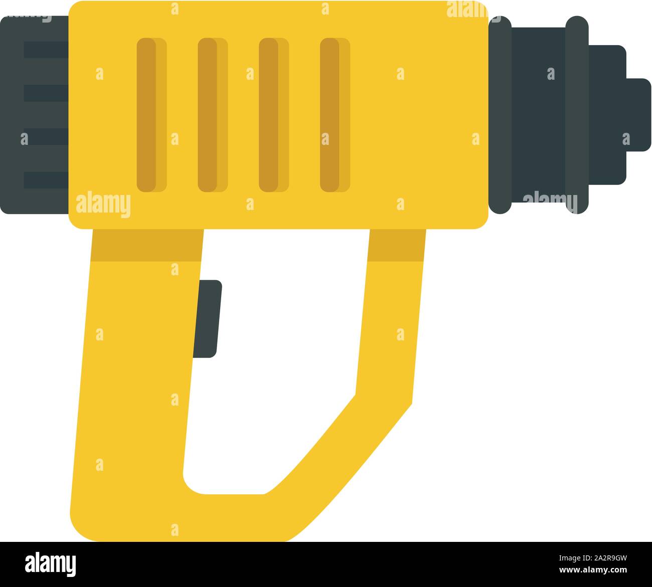 Impact drill icon. Flat illustration of impact drill vector icon for ...
