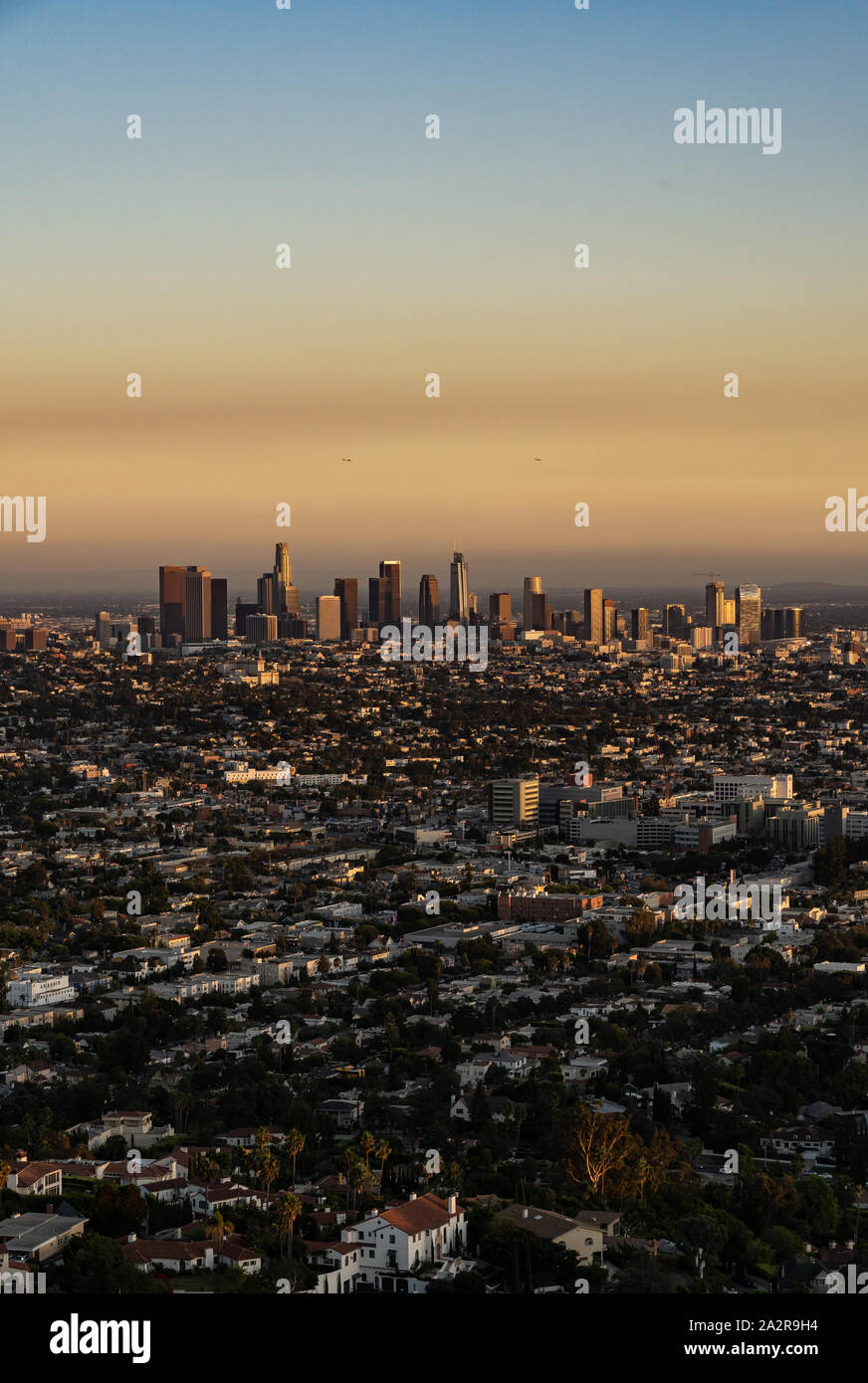 View of downtown Los Angeles Stock Photo - Alamy