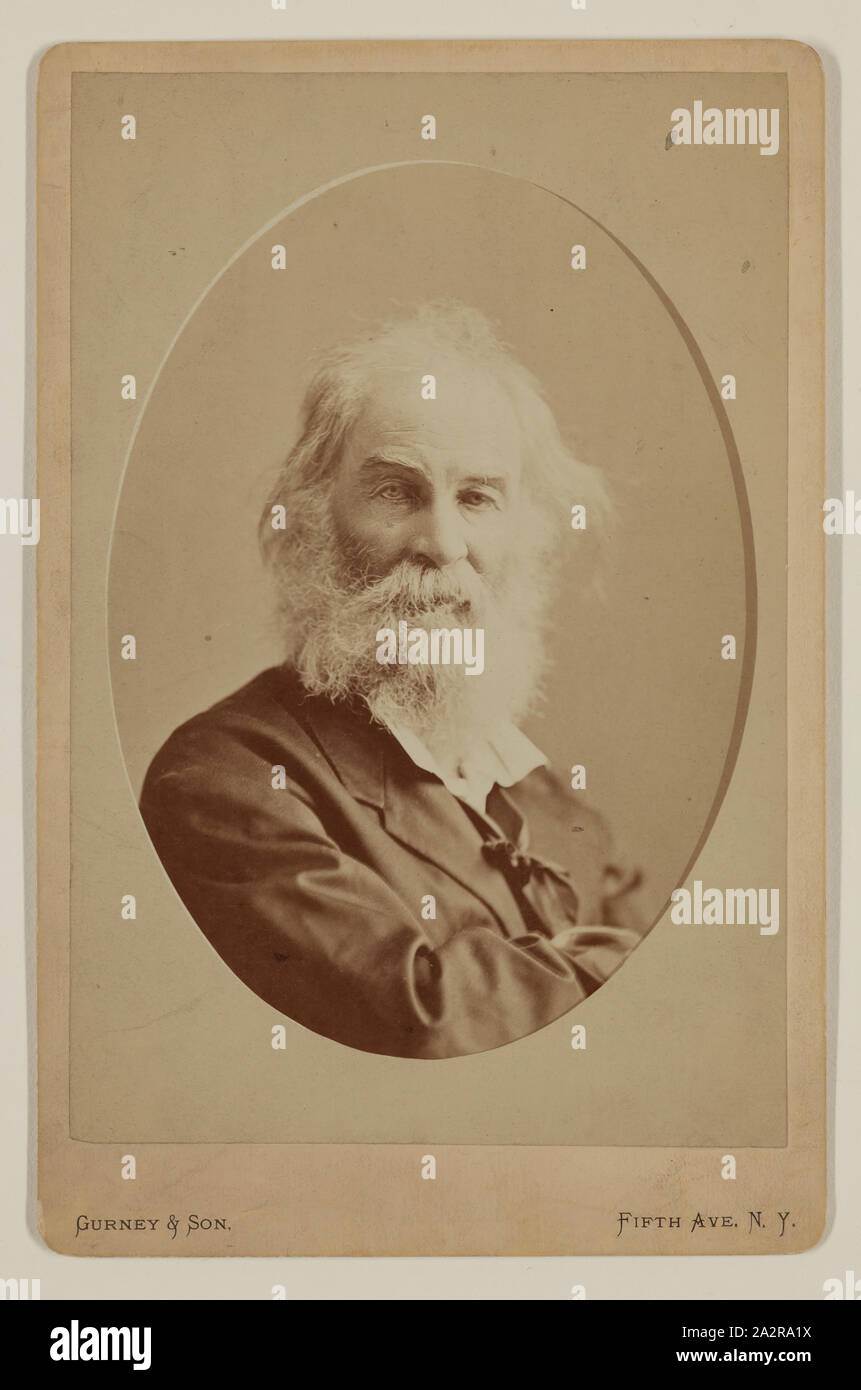 J. Gurney and Son, American, active 1860-1870, Walt Whitman, 1871 ...