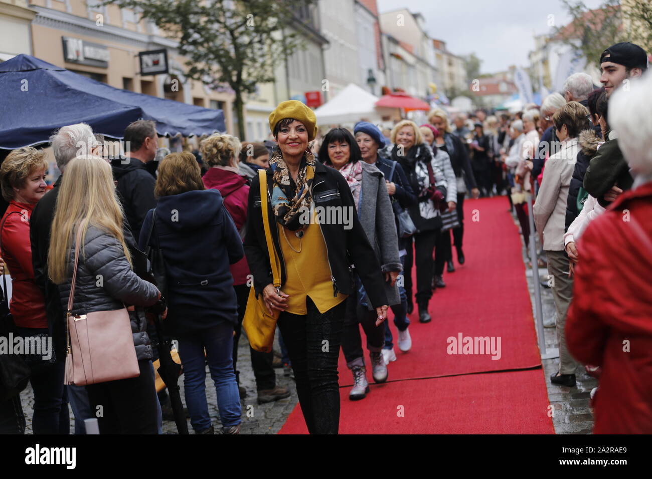 Strausberg, Germany. 03rd Oct, 2019. Street party in the old town of ...