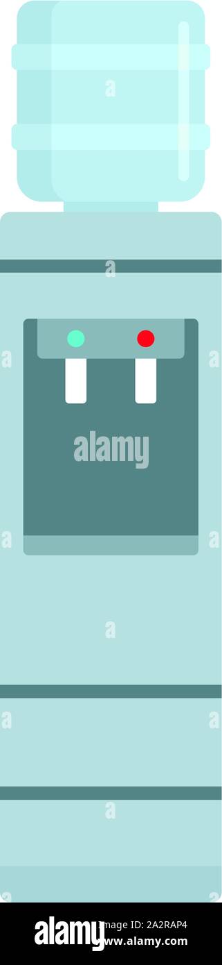 Work water cooler icon. Flat illustration of work water cooler vector ...