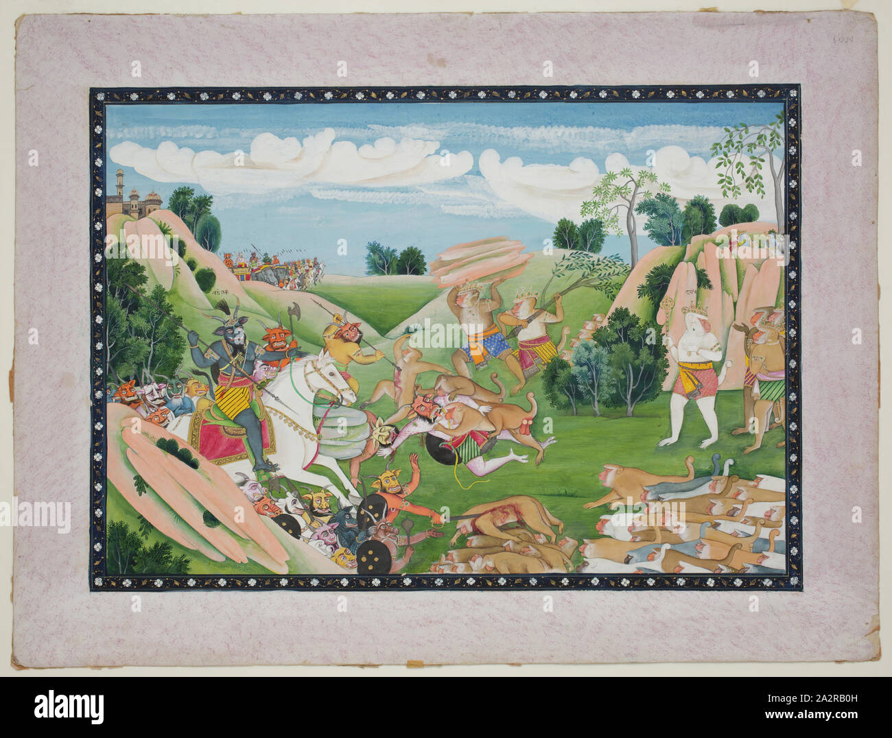 Hanuman brought hi-res stock photography and images - Alamy