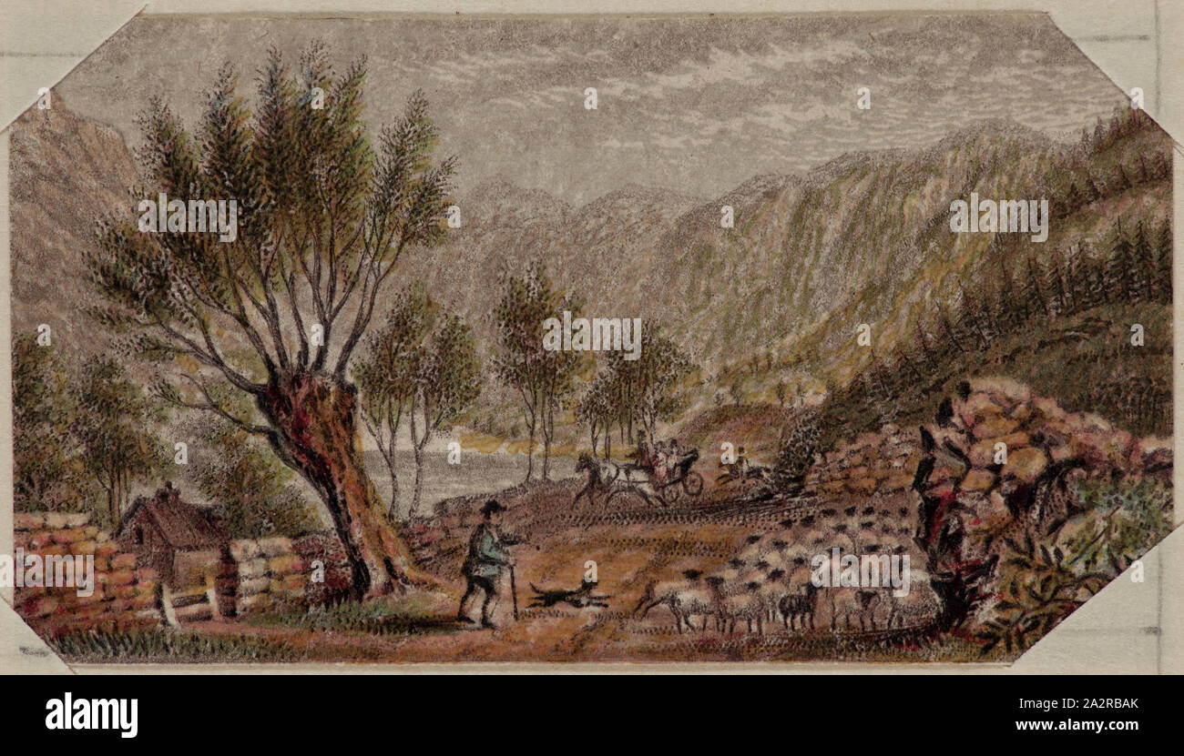 George Baxter, English, 1804-1867, Windemere, ca. 1851, intaglio and ...