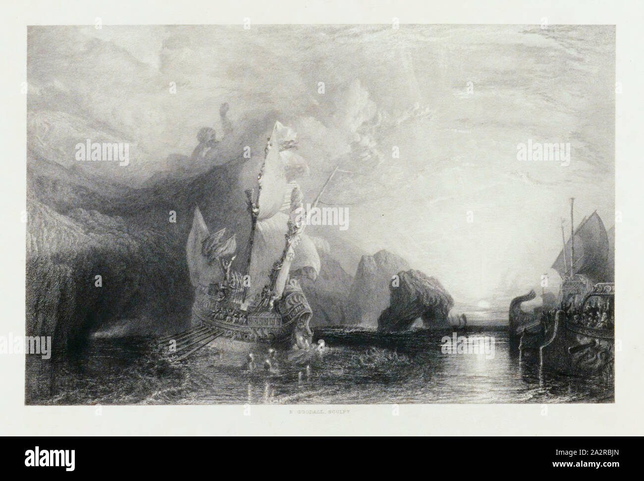 Edward Goodall, English, 1795-1870, Ulysses Deriding Polyphemus, 19th ...